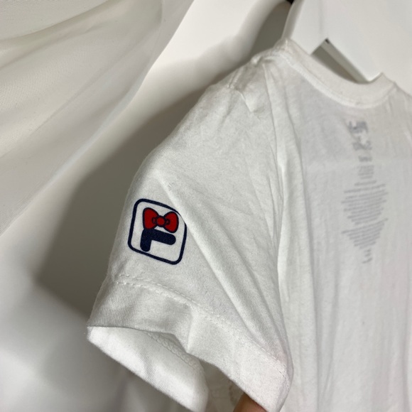 Urban Outfitters | Tops | Nwt Fila X Sanrio Hello Kitty White Tee ...